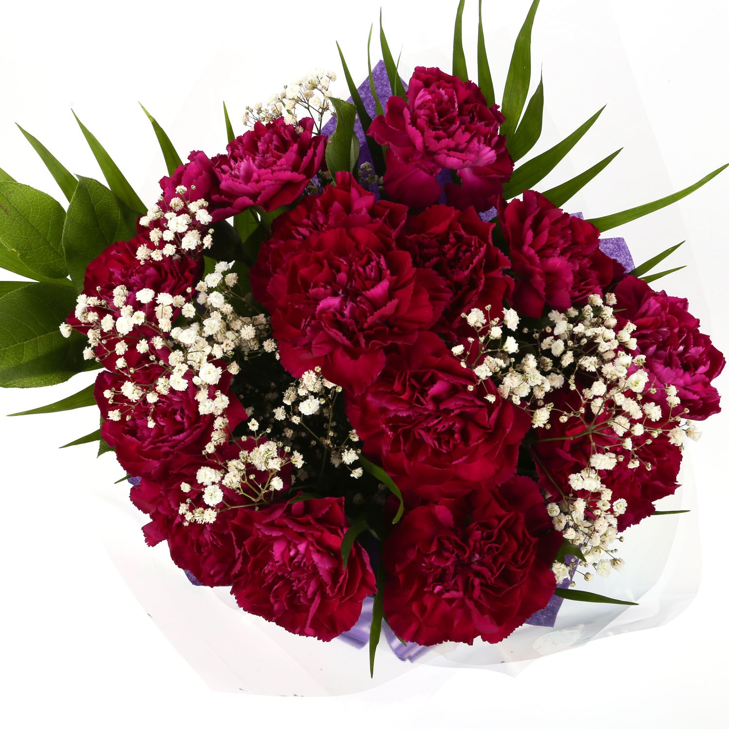A Beautiful Cerise Carnations Melody – Bouquetsbypost