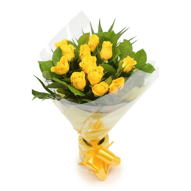 Yellow Gold Roses – Bouquetsbypost
